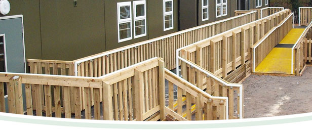 Steps, skirts & ramps - Supply & Installation - SJ Stanberry & Sons